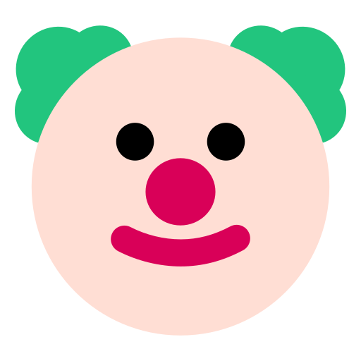 🤡 Emoji Wajah badut (clown face) beserta penggunaanya - Dunia Emoji ...